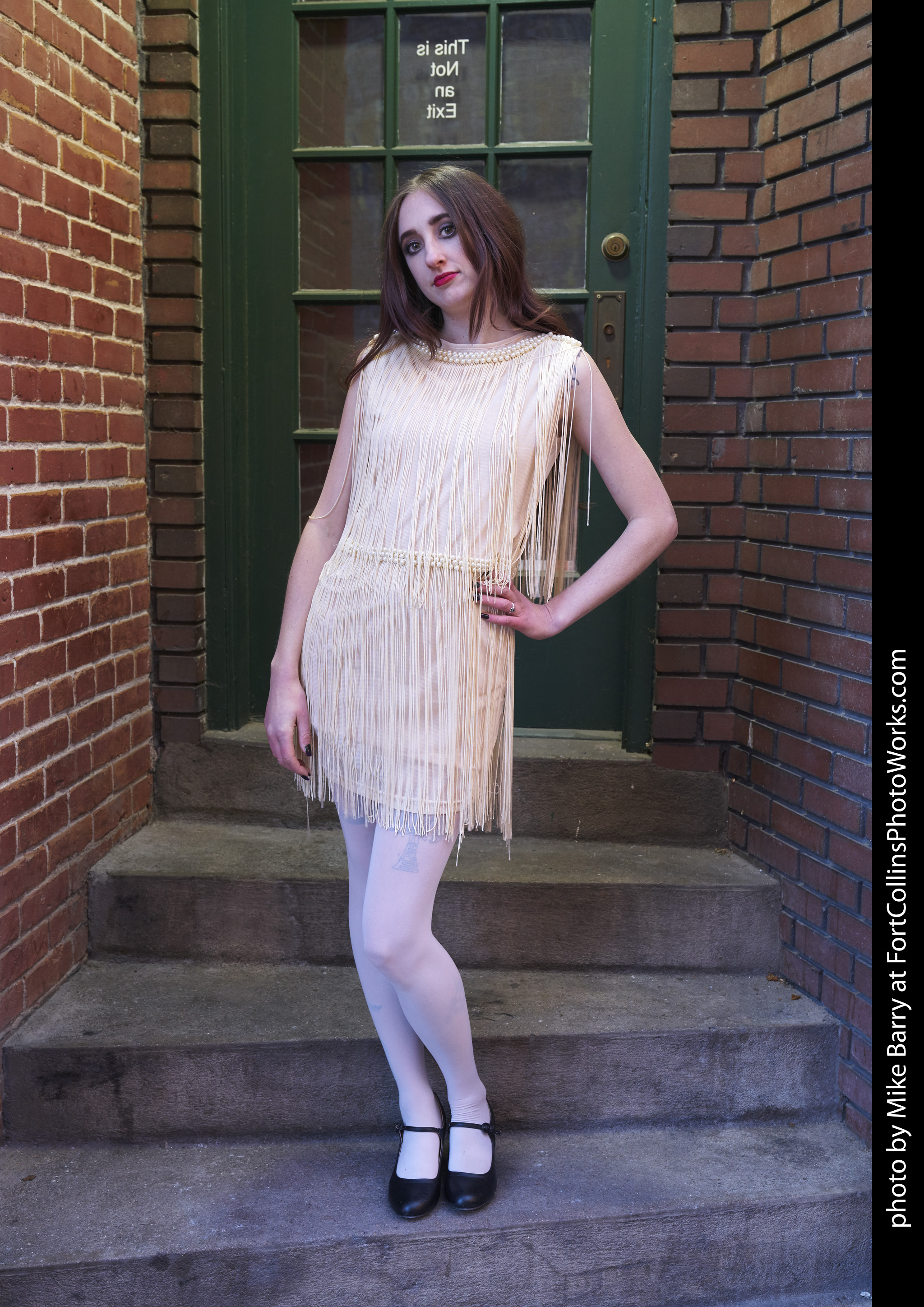 Meagan model shoot in Old Town Fort Collins | 2019-12-21