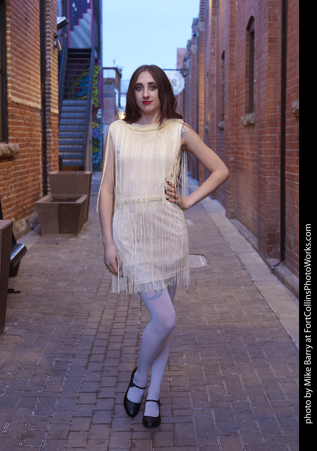 Meagan model shoot in Old Town Fort Collins | 2019-12-21